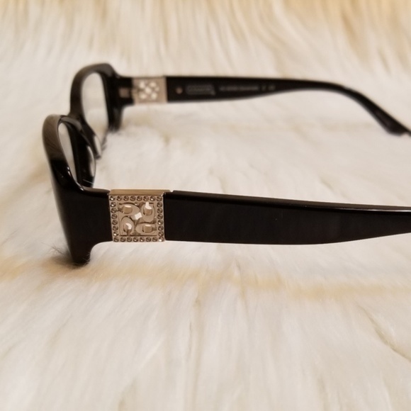 Coach | Accessories | Coach Rx Eyeglasses Silver Coach Logo In Stones ...
